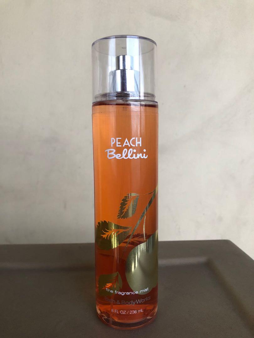 Bath & Body Works Peach Bellini Fine Fragrance Mist, Beauty & Personal ...