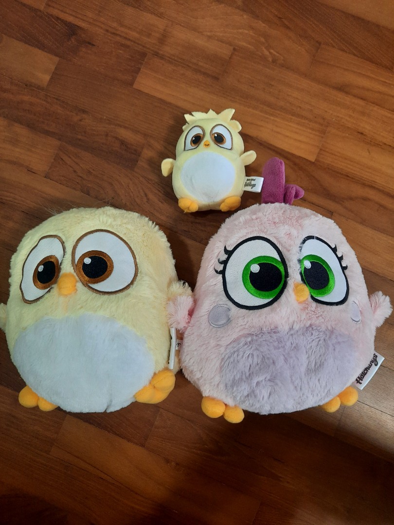 Brand New Angry Bird Hatchlings Soft Toys series, Hobbies & Toys, Toys ...