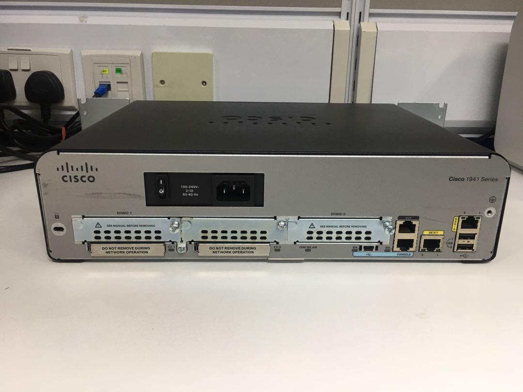 Cisco 1941 Series Integrated Services Router, Computers & Tech, Parts ...