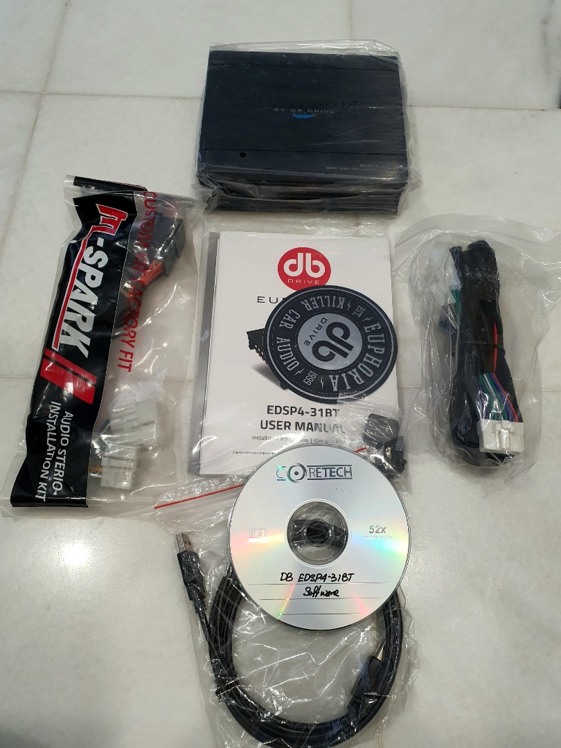DB drive DSP with build in amplifier, Auto Accessories on Carousell