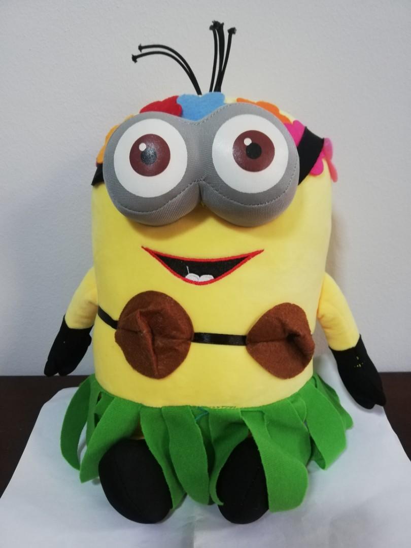 35cm Despicable Me Minion Hawaii Bikini Plush Toy, Toys & Games ...