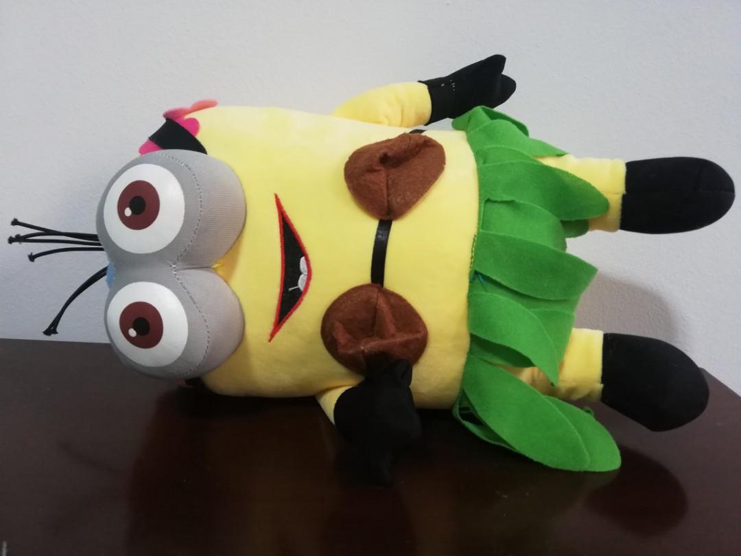 35cm Despicable Me Minion Hawaii Bikini Plush Toy, Toys & Games ...