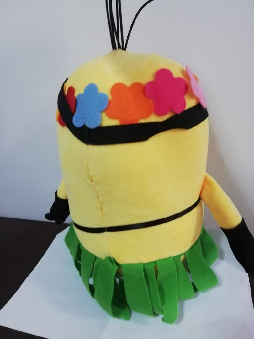 35cm Despicable Me Minion Hawaii Bikini Plush Toy, Toys & Games ...