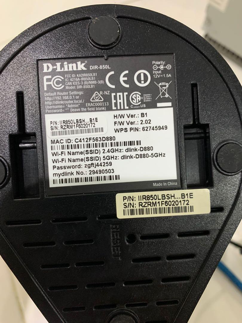 D-Link DIR-850L Router, Computers & Tech, Parts & Accessories ...