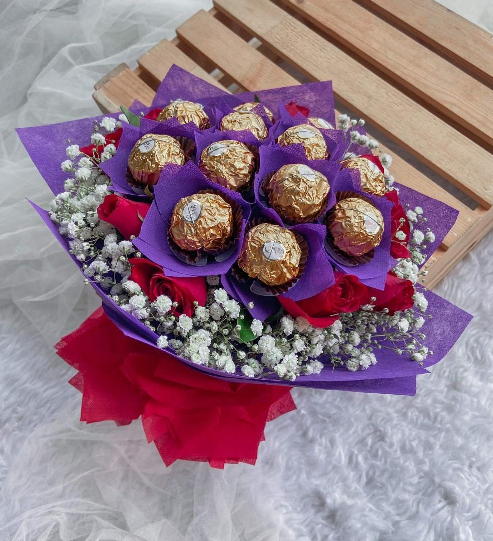 Ecuadorian Rose Flower Bouquet delivery, Furniture & Home Living ...