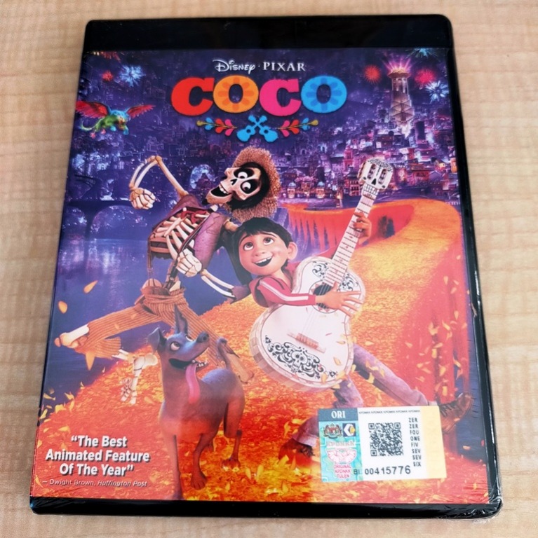 English Animated Movie Disney Pixar Coco Blu-ray, Hobbies & Toys, Music ...