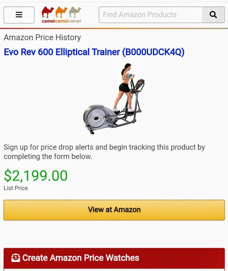 EVO REV 600 Elliptical Trainer, Sports Equipment, Other Sports ...