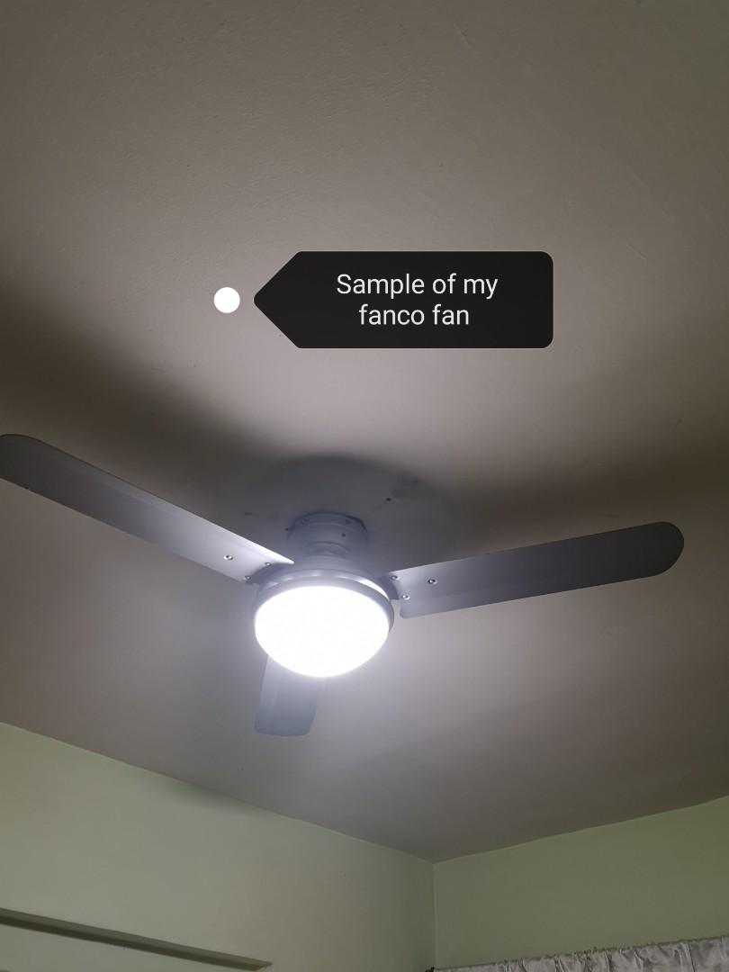 Fanco ceiling fan control panels (3 units) regulator, Furniture & Home ...