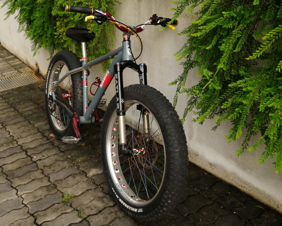 Fully Customised Salted Popcorn Enduro Fatbike Size M, Sports Equipment ...