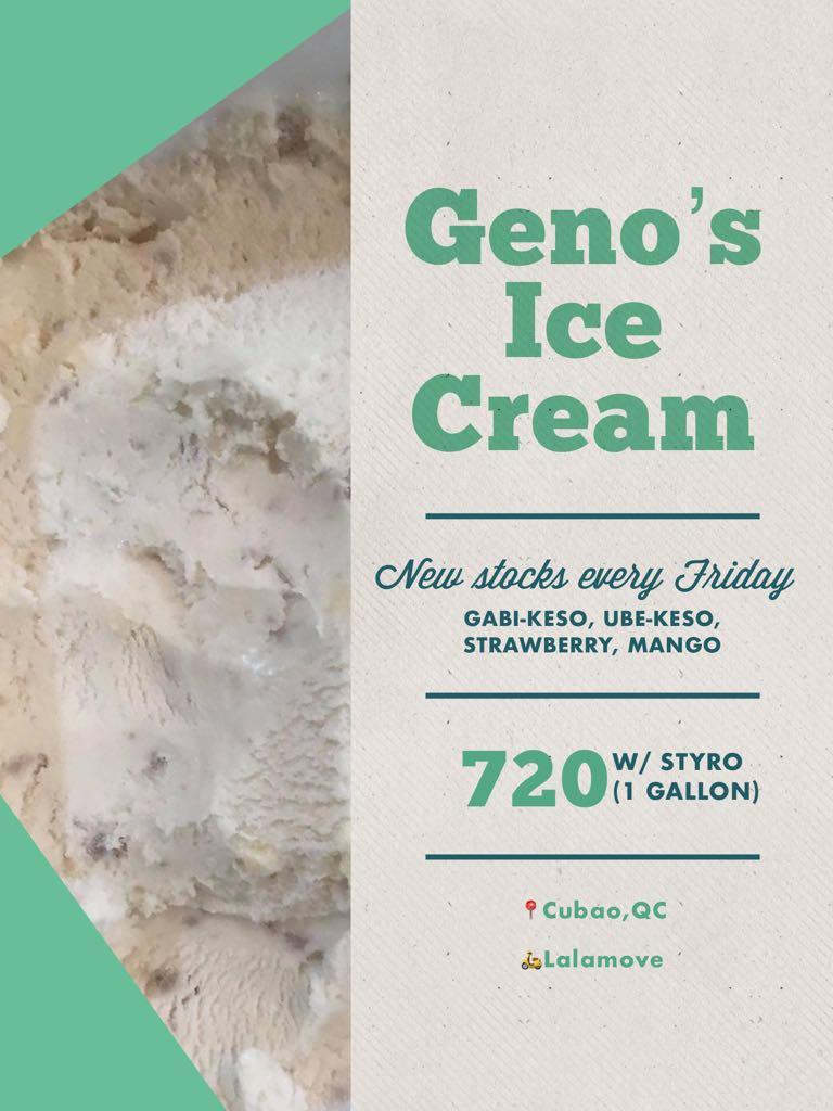 Geno’s Ice Cream Cubao, Health & Nutrition, Health Supplements, Health ...