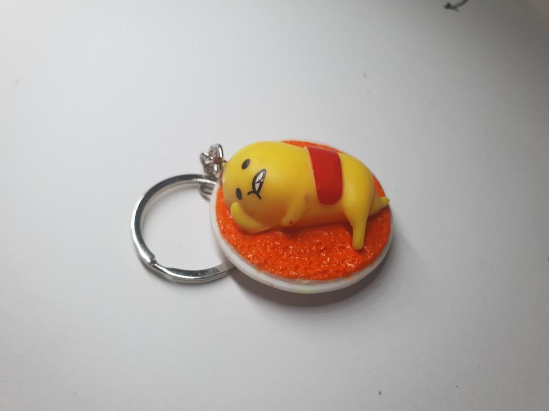 Gudetama Keychain Assorted, Hobbies & Toys, Toys & Games on Carousell