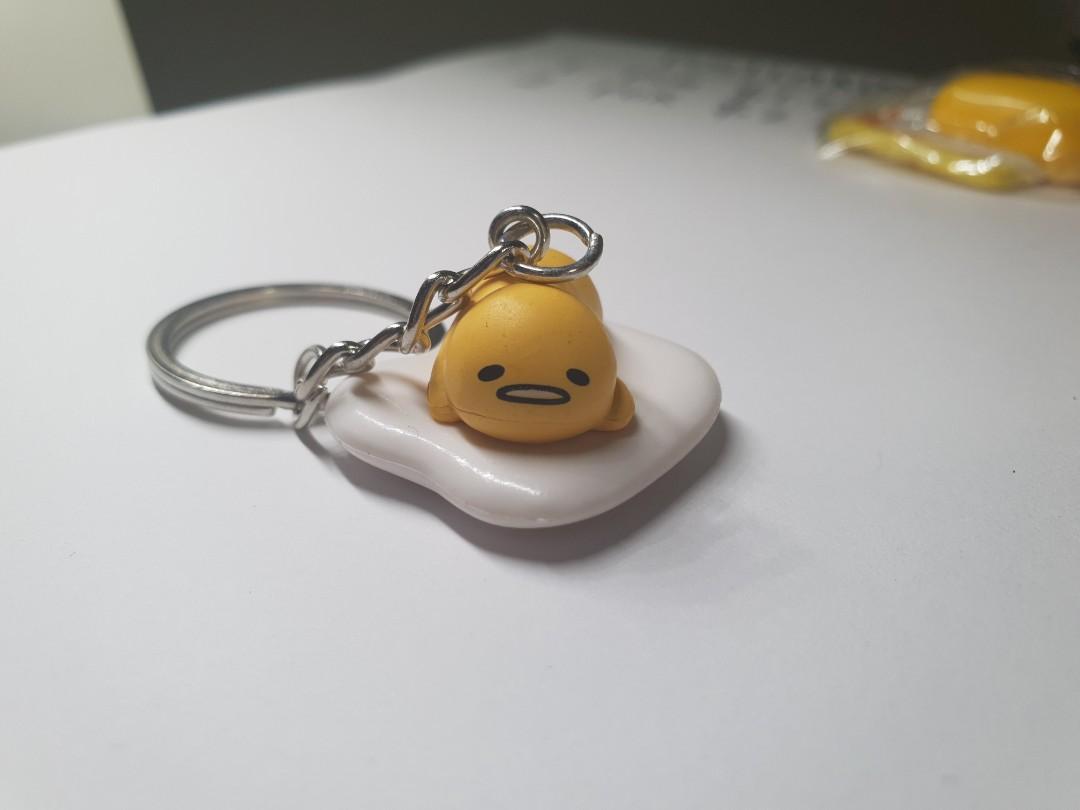Gudetama Keychain Assorted, Hobbies & Toys, Toys & Games on Carousell