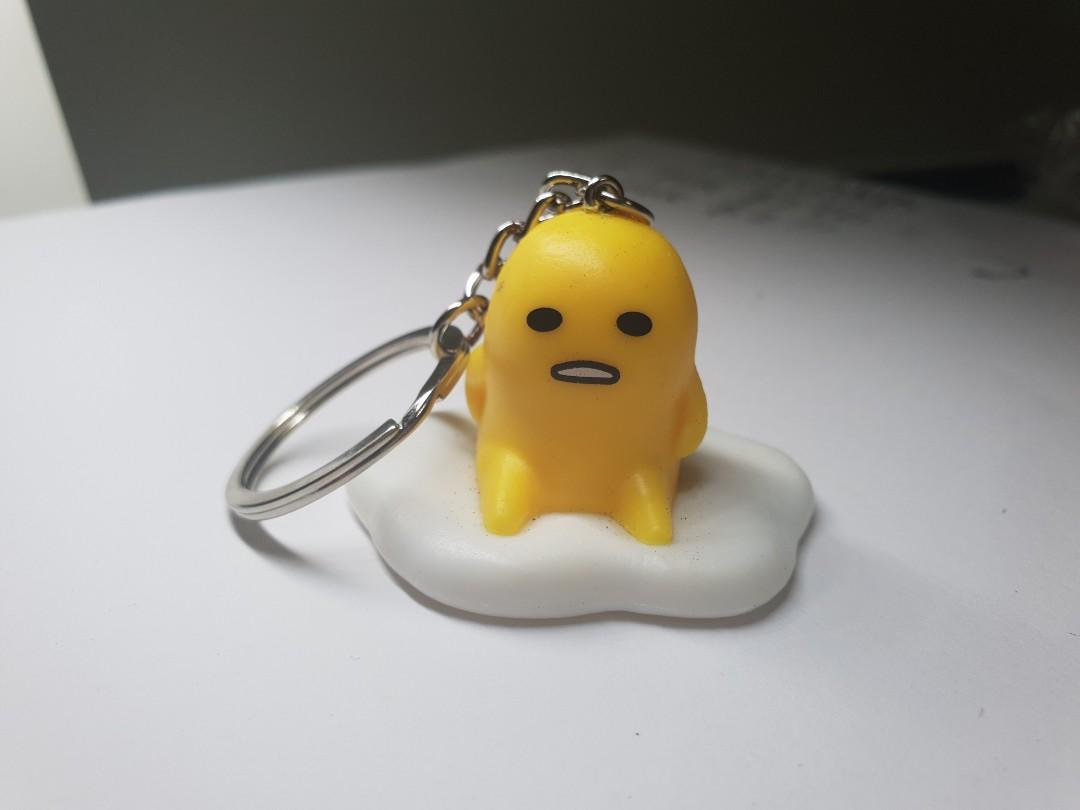 Gudetama Keychain Assorted, Hobbies & Toys, Toys & Games on Carousell