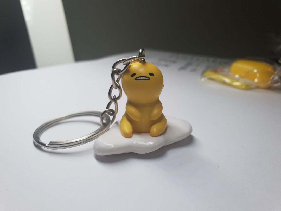 Gudetama Keychain Assorted, Hobbies & Toys, Toys & Games on Carousell