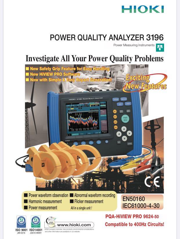 Hioki 3196 Power Quality Analyser, Mobile Phones & Gadgets, Mobile ...