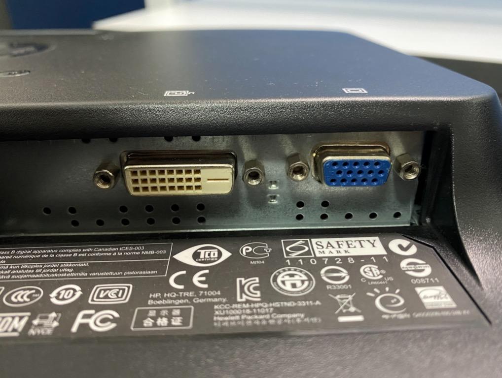 HP Compaq LE2002x 20-inch LED Backlit LCD Monitor, Computers & Tech ...