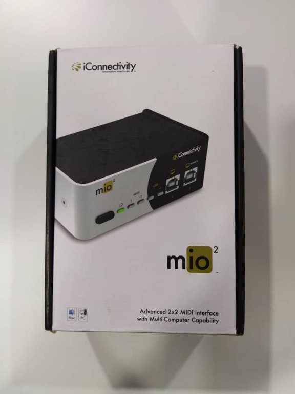 IConnectivity Mio2 Advanced 2x2 MIDI Interface With Multi-Computer Capability, Computers & Tech ...