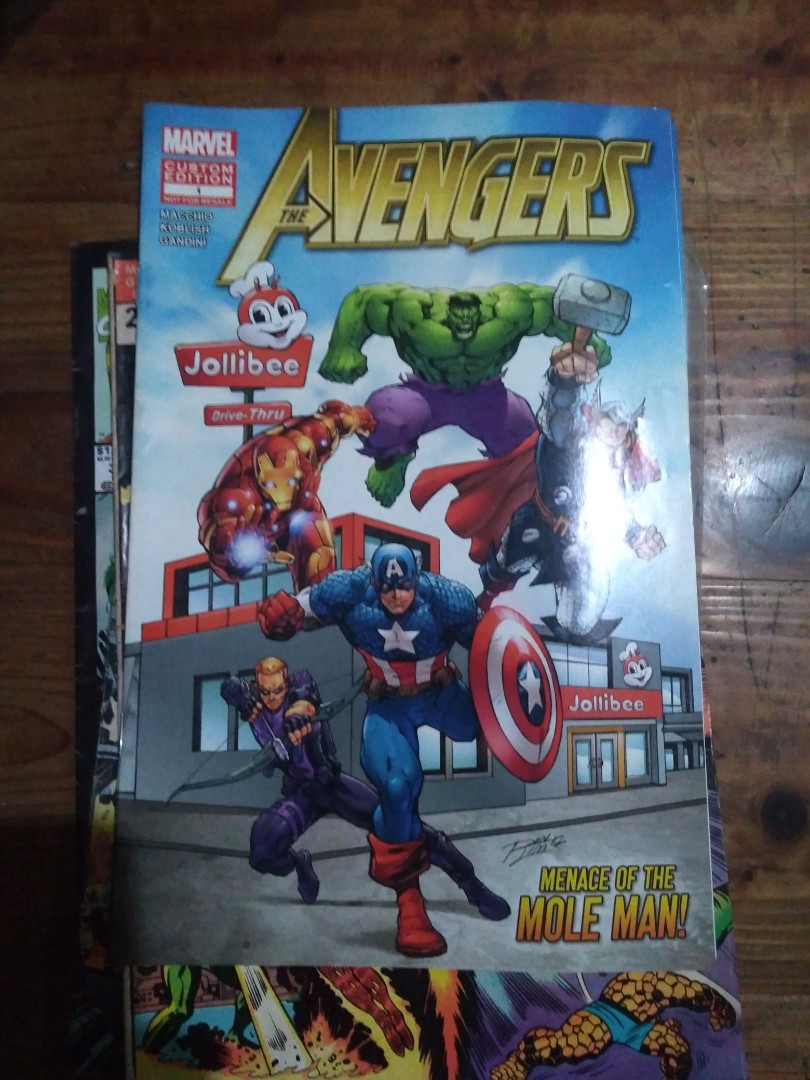 Jollibee marvel comics, Hobbies & Toys, Books & Magazines, Comics ...