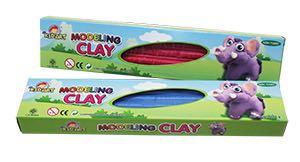 Kid Art Modeling Clay Bar Assorted 10 Colors and Single Color, Hobbies ...