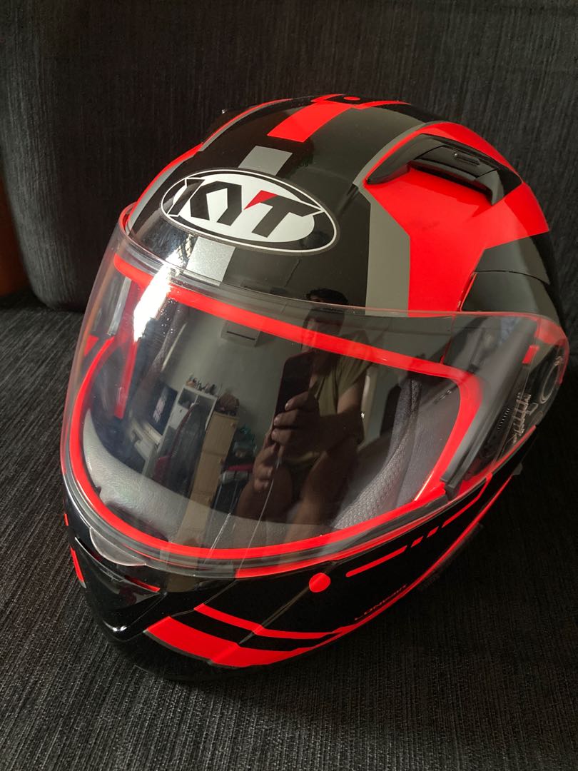 Kyt Modular Helmet, Motorcycles, Motorcycle Apparel on Carousell
