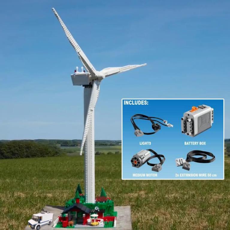 Lepin Lego Vestas Wind Mill Windmill Turbine Electric Fan Tower Block ...