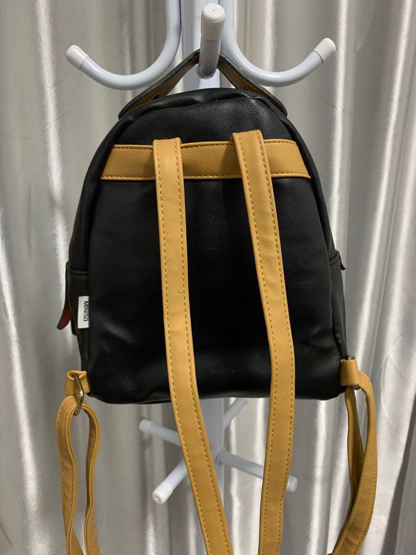 Miniso Mini Backpack, Fesyen Wanita, Tas & Dompet di Carousell