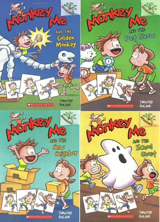 [SG STOCK]Monkey me 4books, Hobbies & Toys, Books & Magazines, Children ...