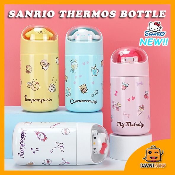 [NEW] 2020 Sanrio x Miniso 280ml Thermos Flask with Cute Mascot Lid ...