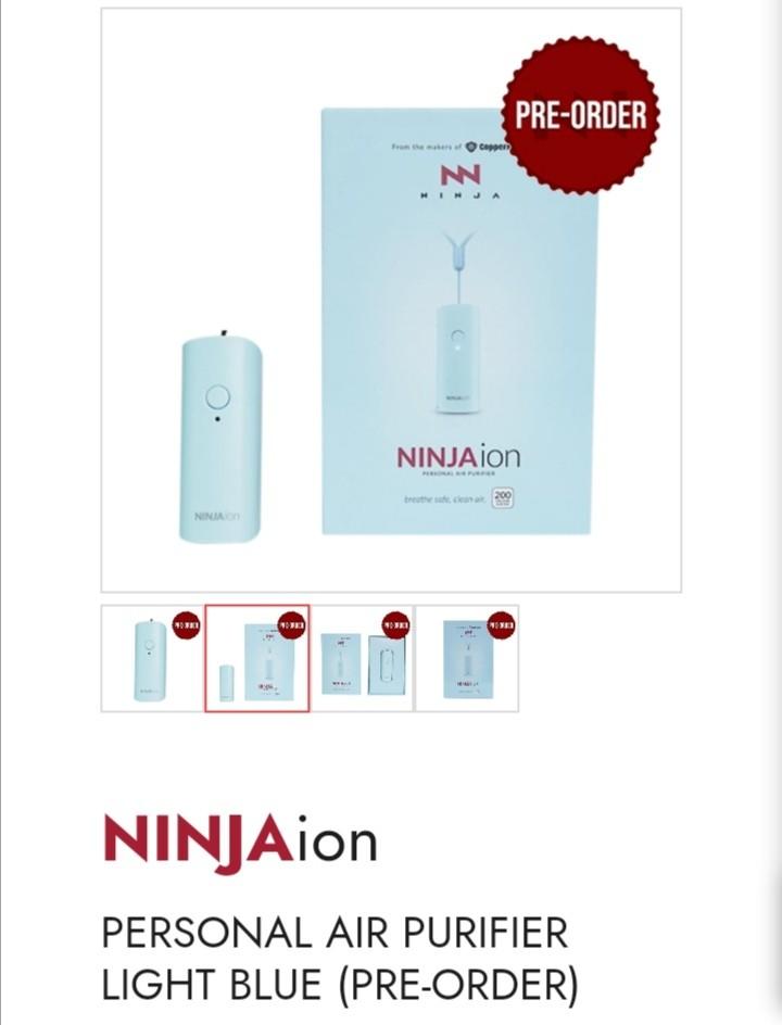 Ninjaion Personal air Purifier limited edition, Beauty & Personal Care ...