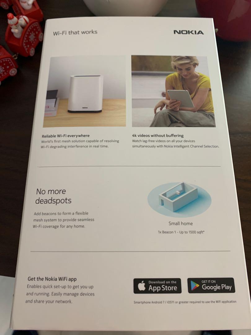 Nokia smart mesh WiFi router StarHub, Computers & Tech, Parts ...