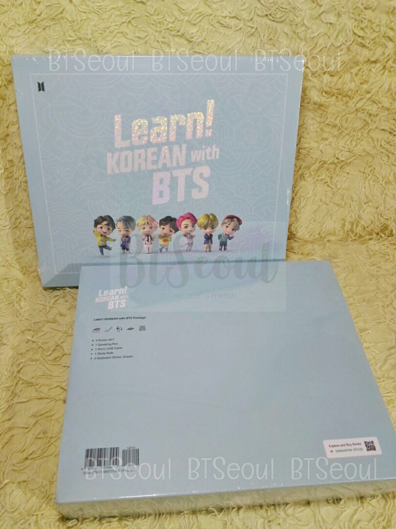 PREORDER LEARN KOREAN WITH BTS BOOK PACKAGE OFFICIAL, Hobbies & Toys ...