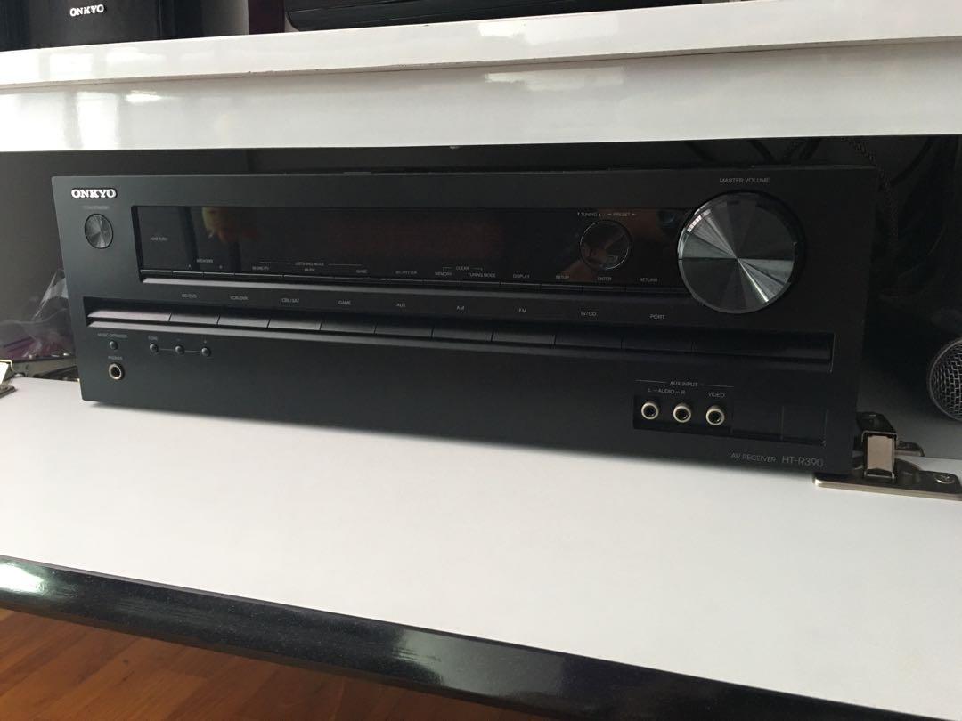 Onkyo 5.1 HT-R390 amplifier, Electronics, Audio on Carousell