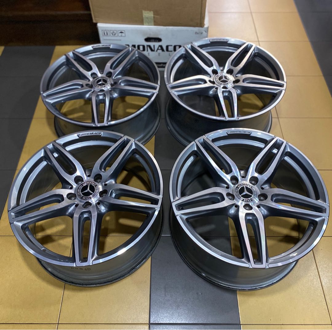 Original 19” AMG Staggered wheels for W213, Car Accessories, Tyres ...