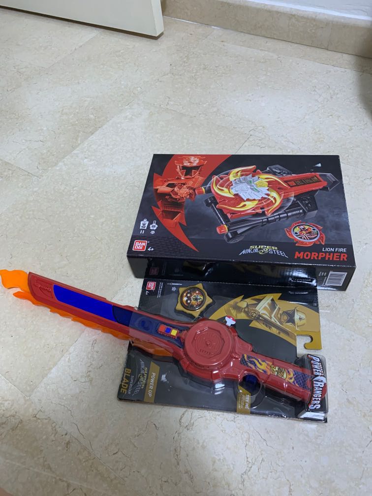 Power ranger ninja steel sword combo, Toys & Games, Others on Carousell