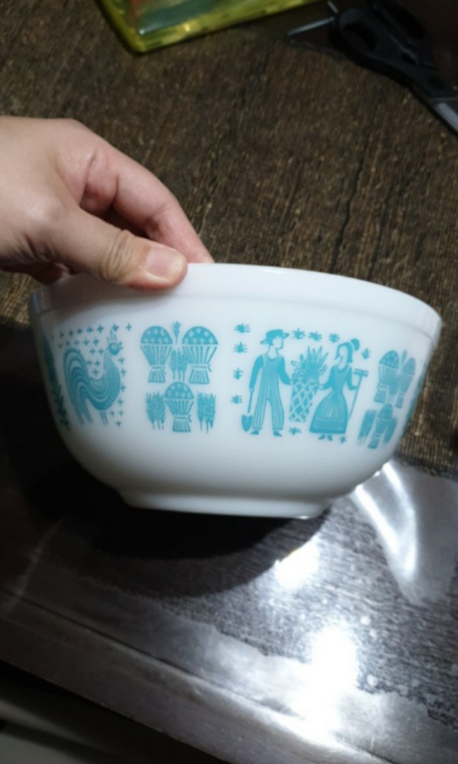 Pyrex amish farmer butterprint cinderella Halal, Furniture & Home ...