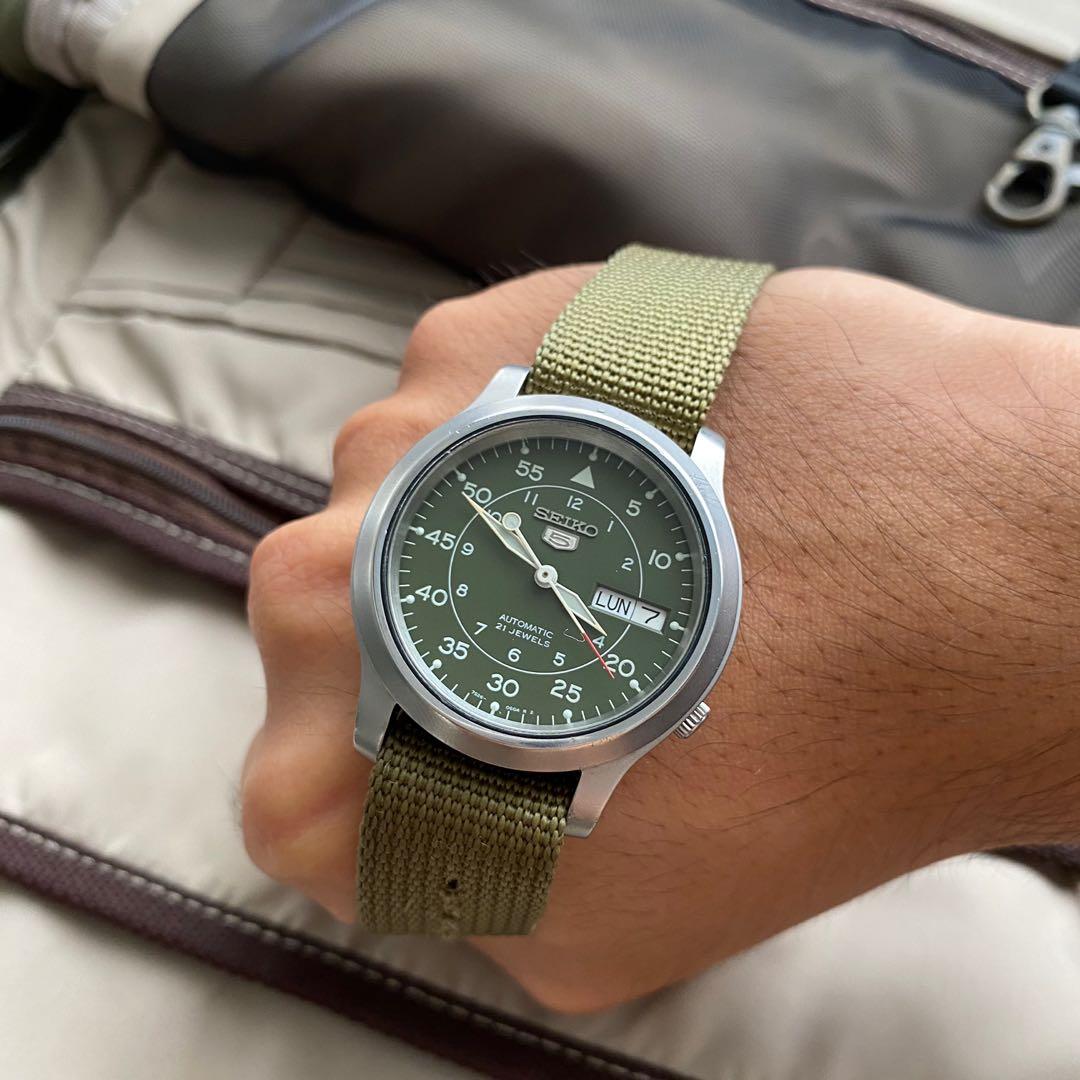 Seiko Fleiger Military, Men's Fashion, Watches & Accessories, Watches ...