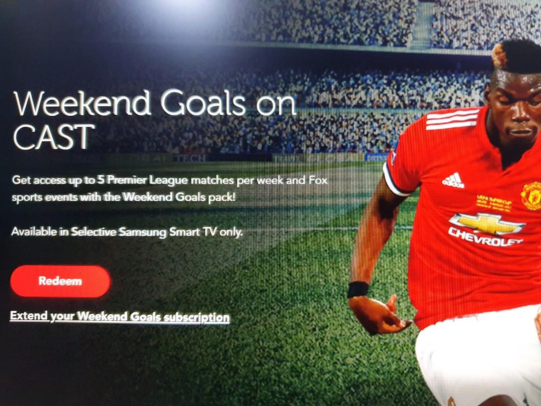Singtel Cast Weekend Goals Pack (6 Months English Premier League Access ...