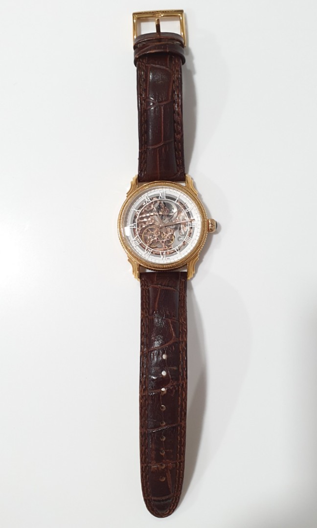 Solvil Titus skeleton dress watch with transparent case back, Mobile ...