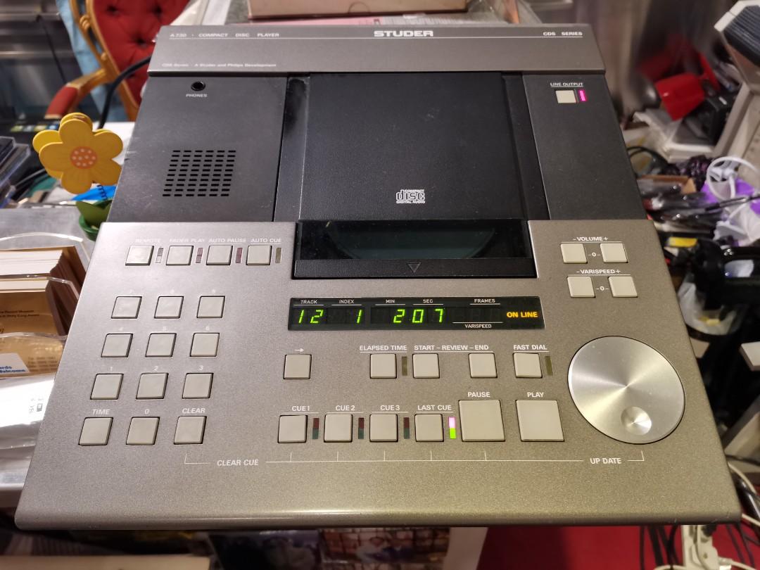 Studer A730 broadcasting CD player, 音響器材, 音樂播放裝置 MP3及CD Player - Carousell