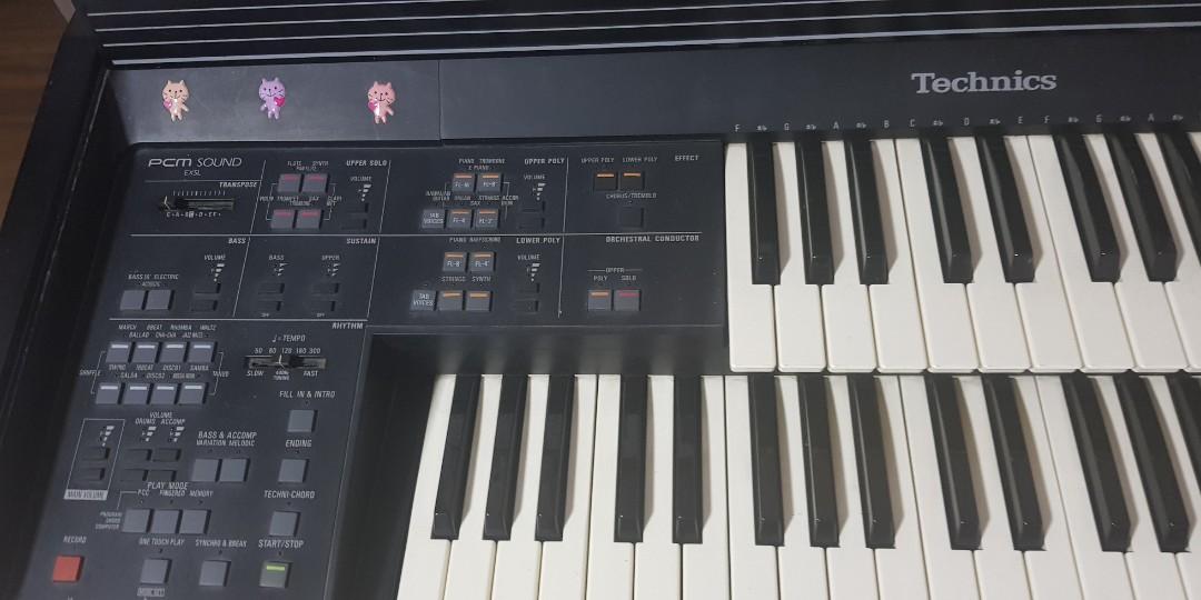 Technics PCM SOUND EX5L Organ, Hobbies & Toys, Music & Media, Musical ...