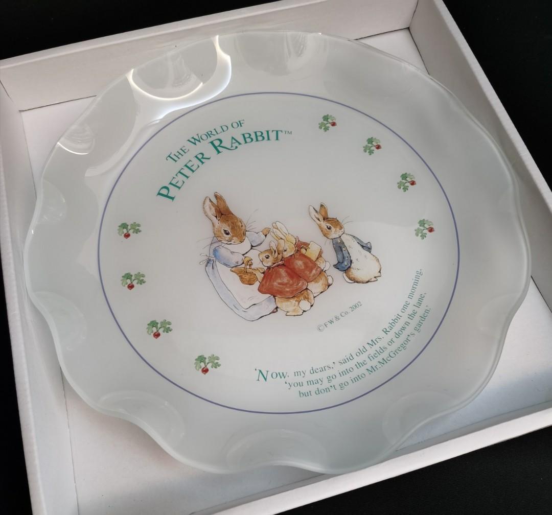 The World Of Peter Rabbit Glassware 28cm Serving Platter in Original ...