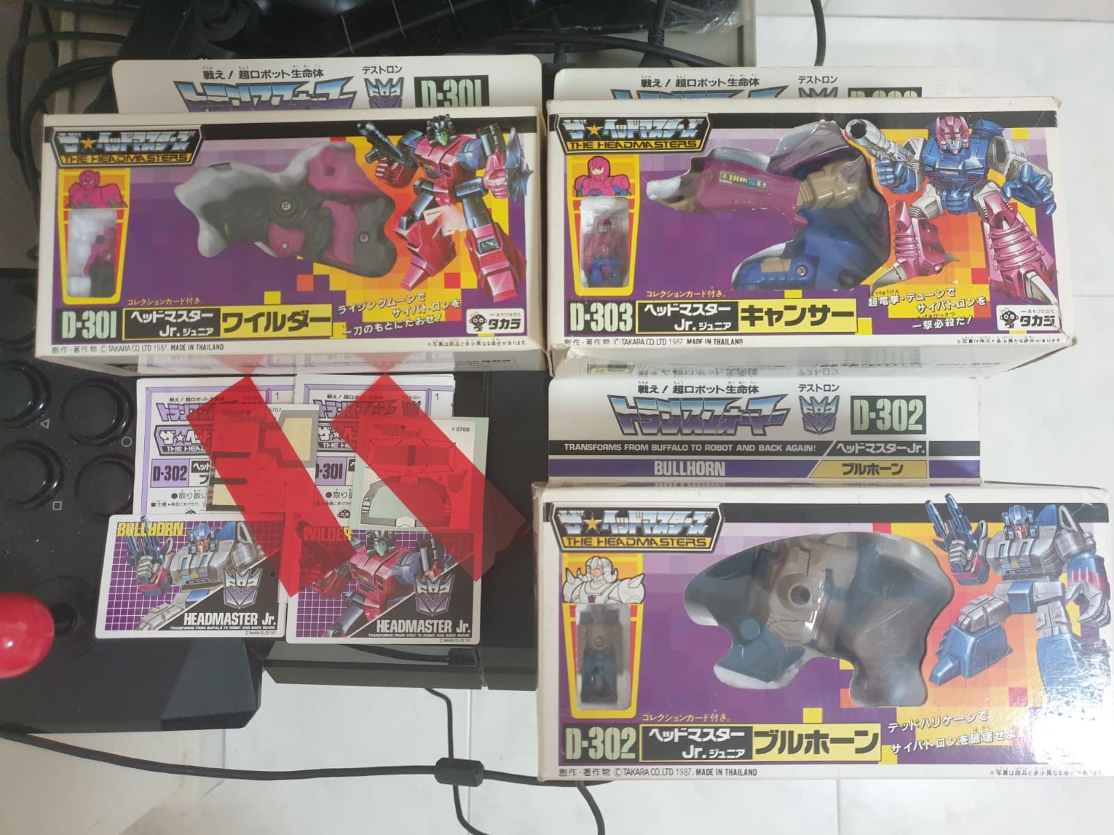 Transformer Takara Masterforce G1 vintage Wilder Cancer and Bullhorn ...