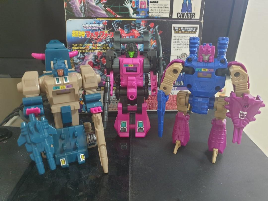Transformer Takara Masterforce G1 vintage Wilder Cancer and Bullhorn ...