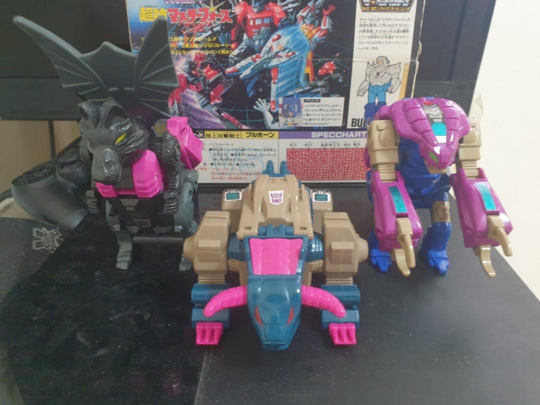 Transformer Takara Masterforce G1 vintage Wilder Cancer and Bullhorn ...