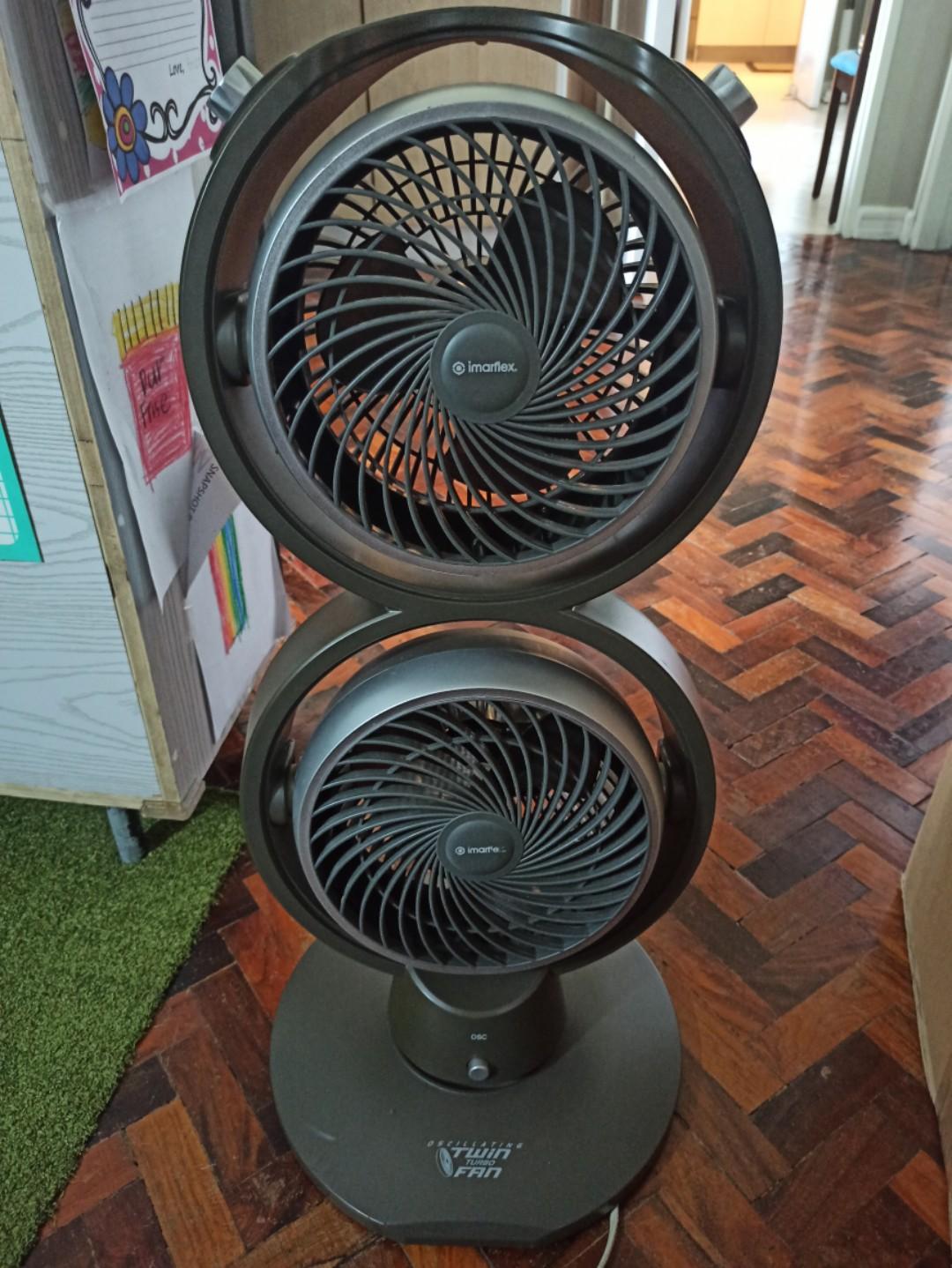Twin turbo electric fan, TV & Home Appliances, Air Conditioning and ...
