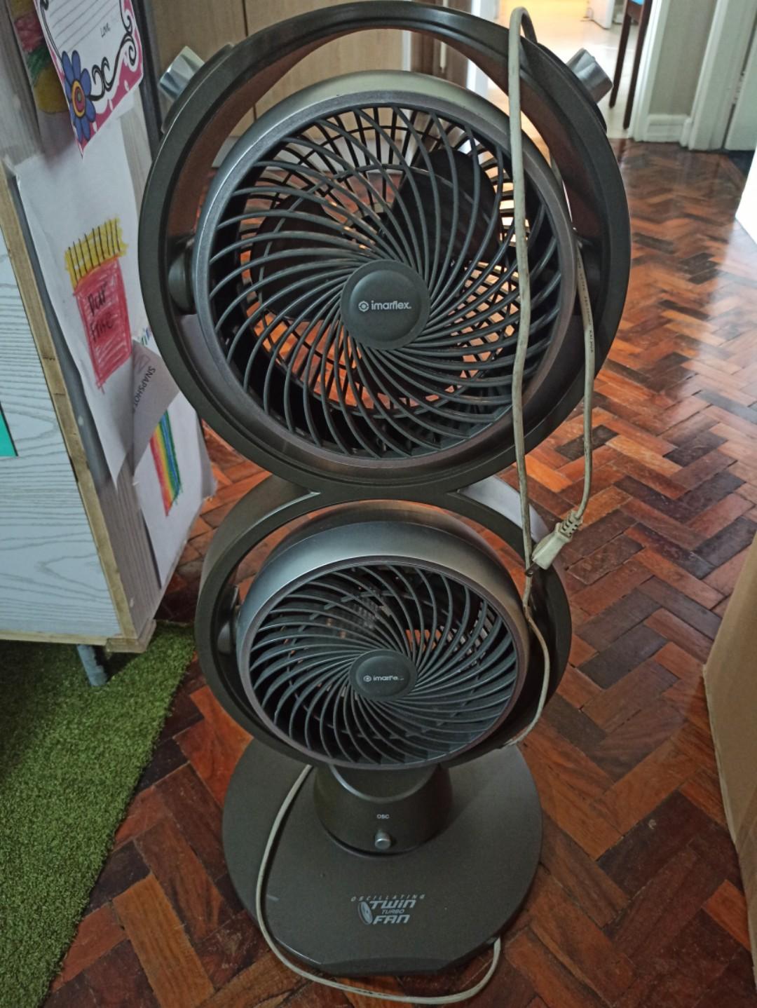 Twin turbo electric fan, TV & Home Appliances, Air Conditioning and ...
