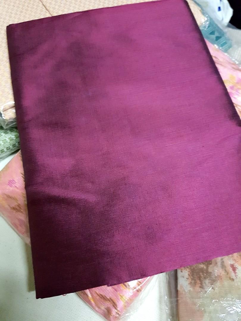 Tyrian Purple Thai Silk Fabric for Clothes, Everything Else, Others on ...