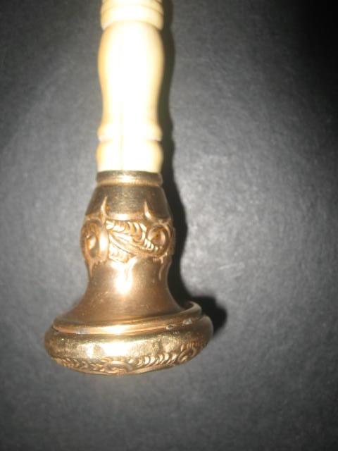 Victorian Era 14k Gold Filled Ivory Parasol Handle, Hobbies & Toys ...