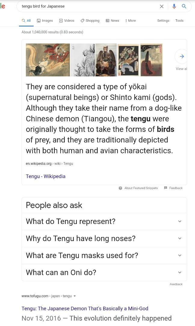 Vintage Antique Karasu iron Tengu Bell red mask tengu Japanese ...