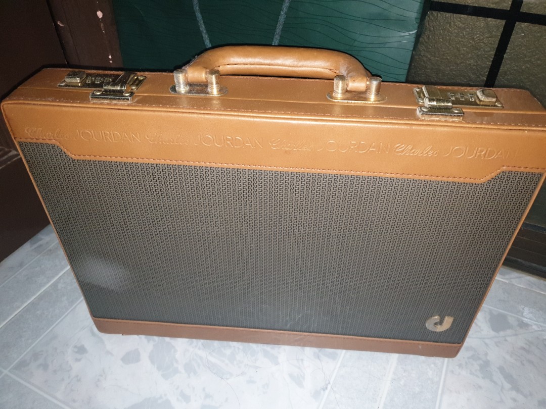 Vintage Charles Jourdan Briefcase, Luxury, Bags & Wallets on Carousell